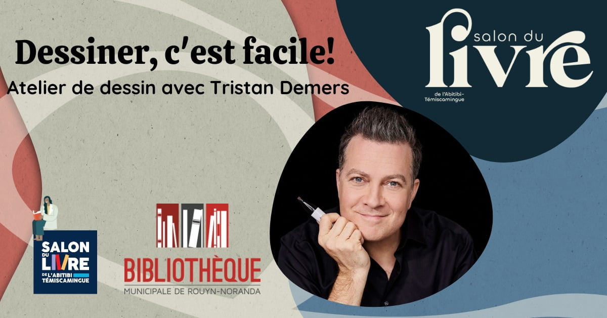 Drawing workshop with Tristan Demers - Tourisme Rouyn-Noranda