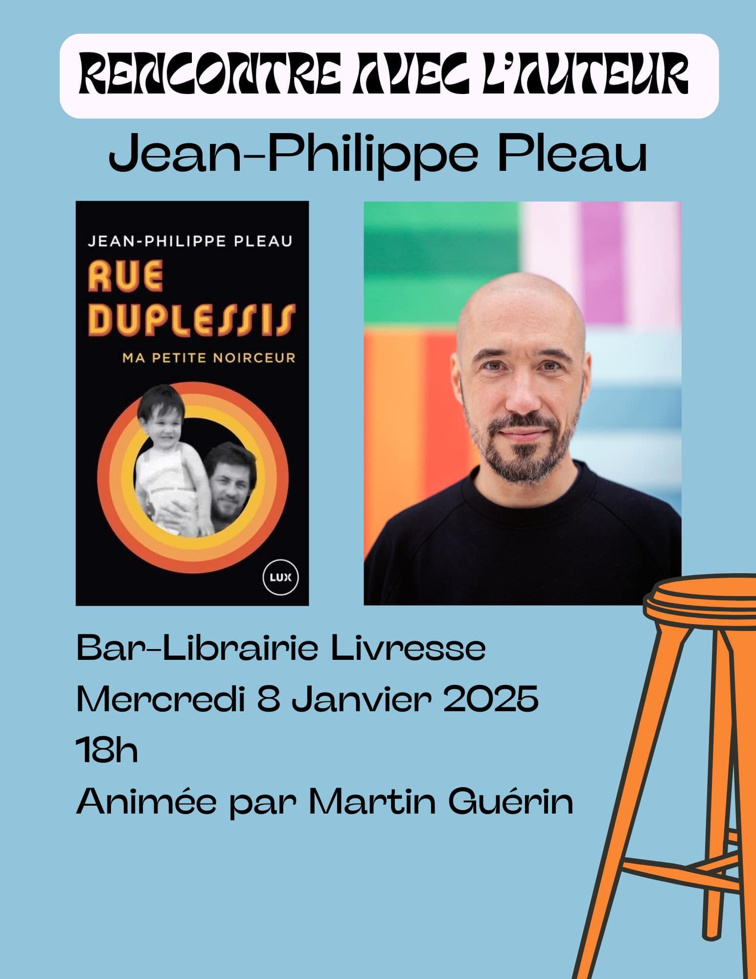Rencontre avec l'auteur Jean-Philippe Pleau - Tourisme Rouyn-Noranda